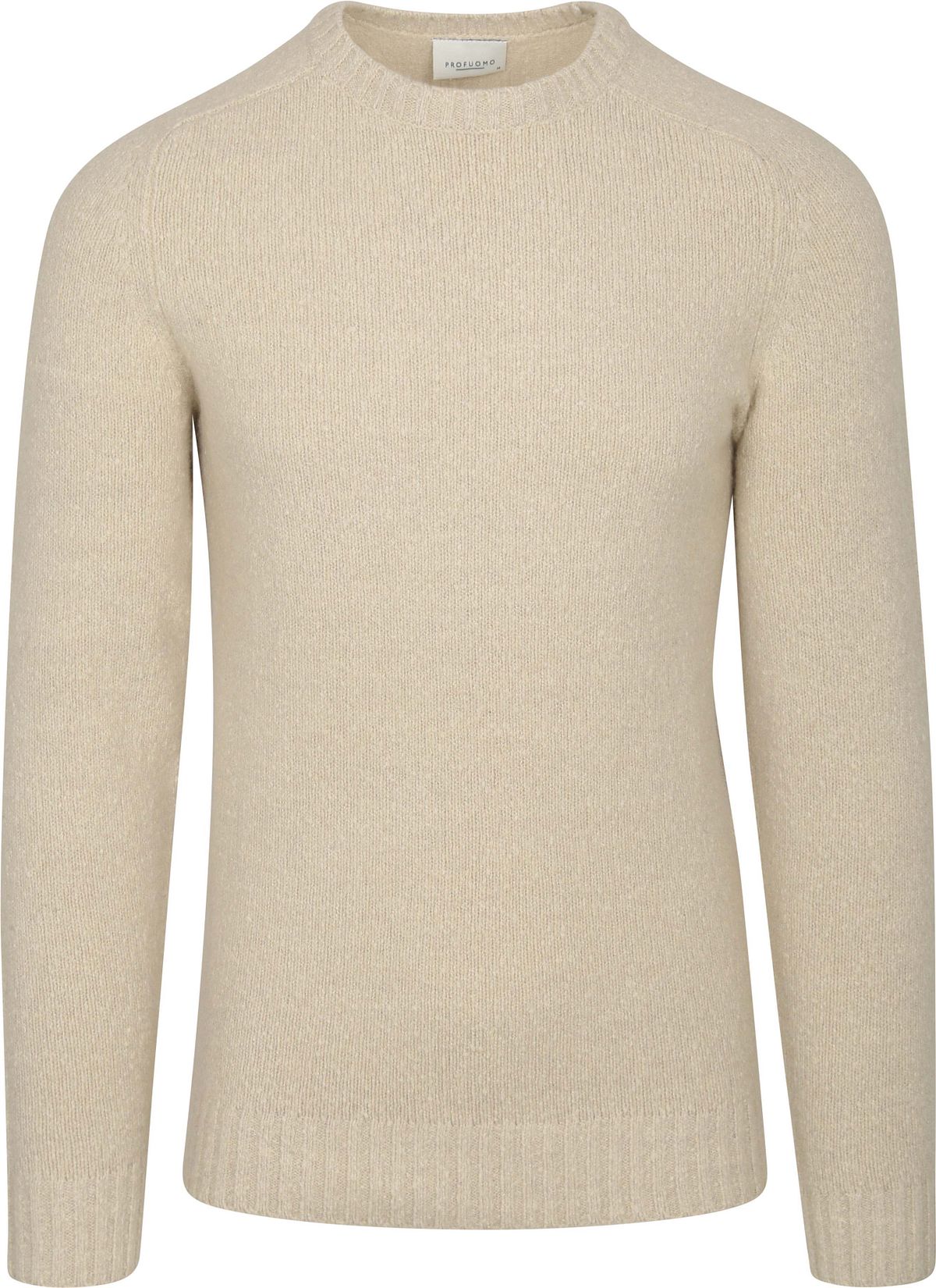 Profuomo Pullover Boiled Wool Ecru PPVJ30012B-F kopen | Suitable