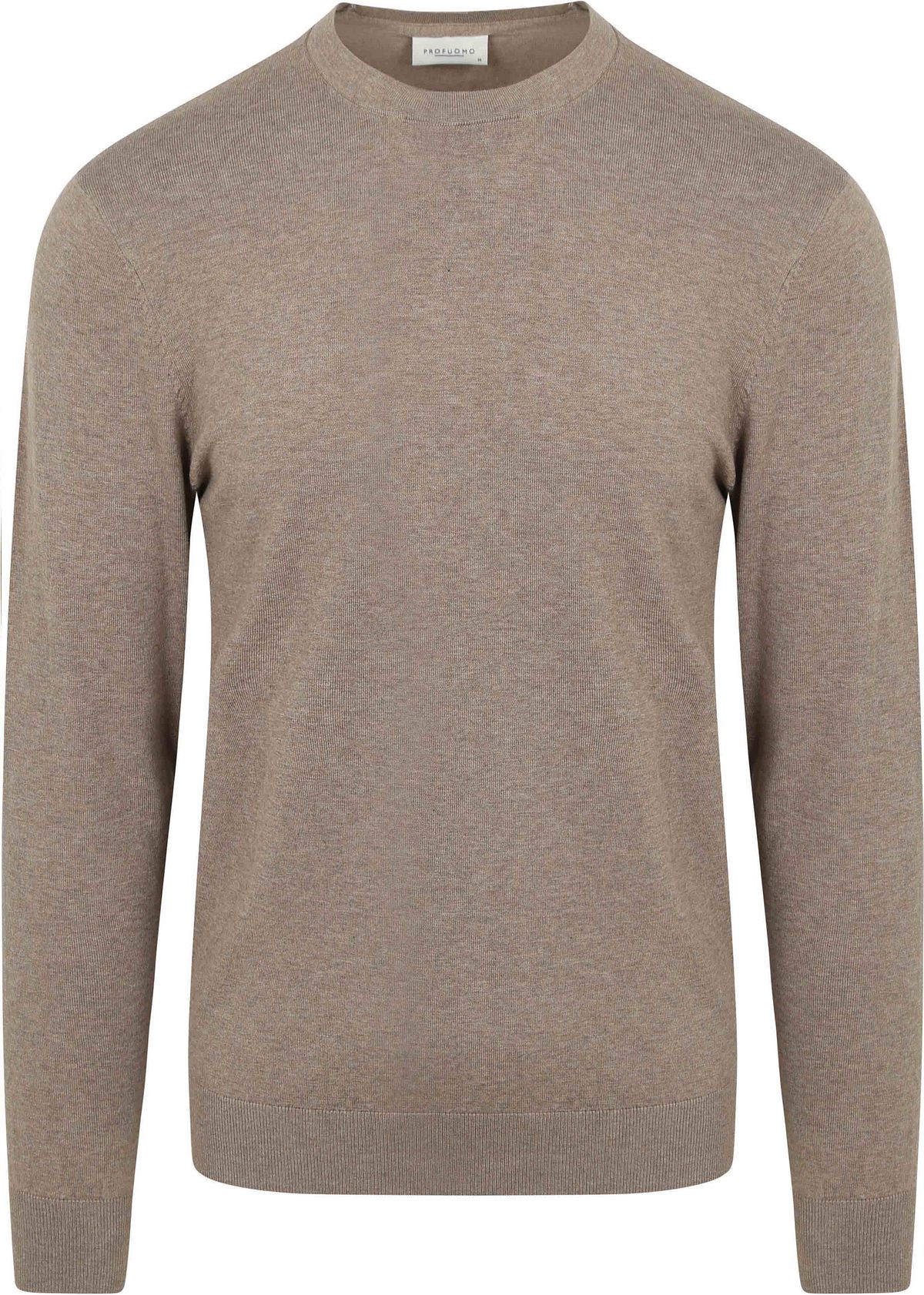 Profuomo Pullover Luxury Basic Taupe PPWJ10001C-H3 kopen | Suitable