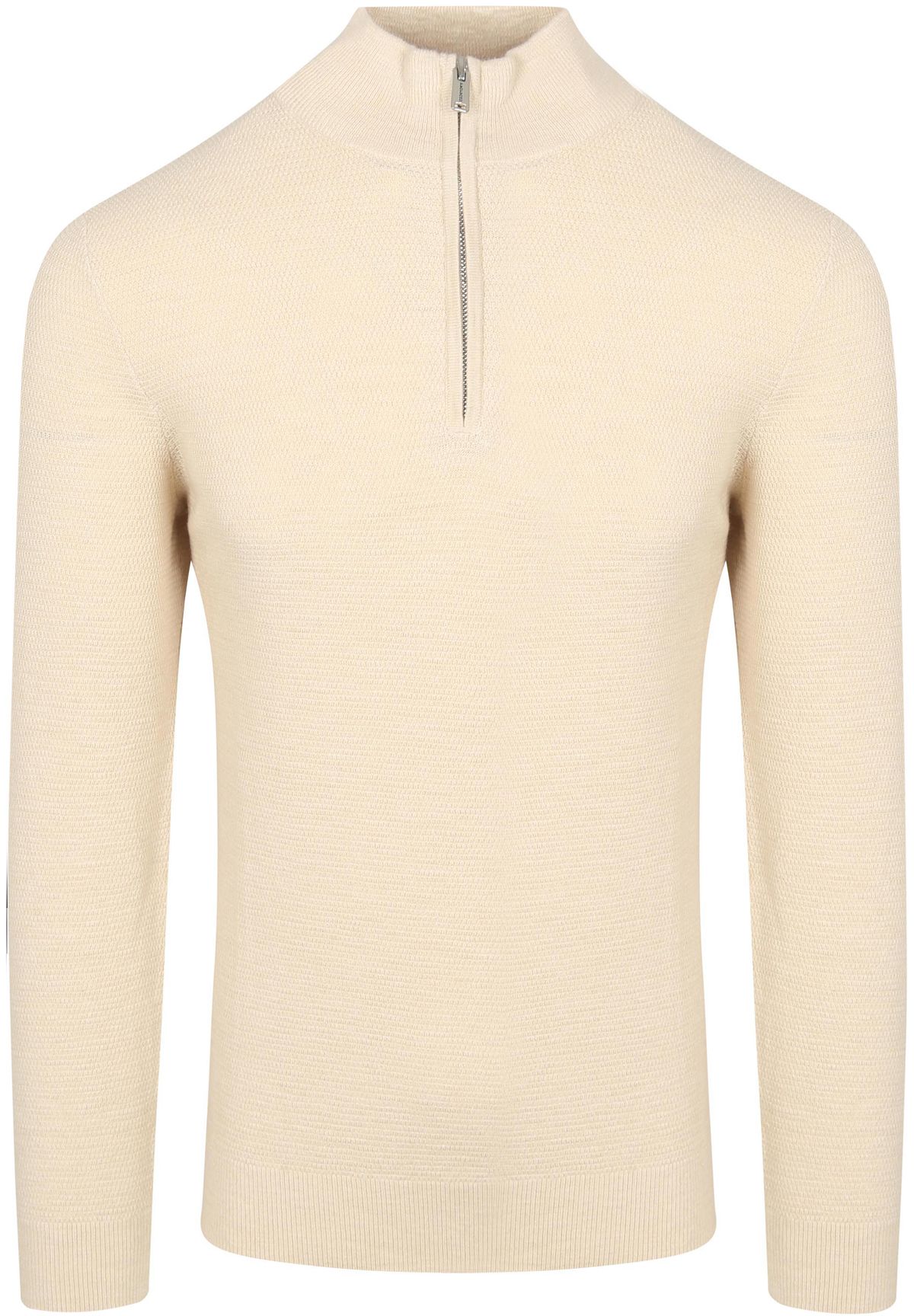 Profuomo Half Zip Pullover Structuur Ecru PPVJ30007A-E kopen | Suitable