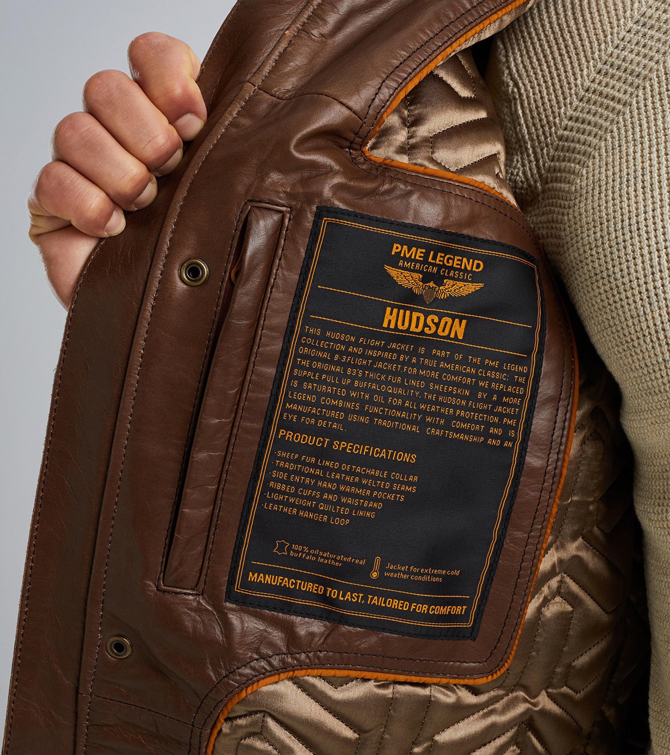PME Legend Jas Hudson Buff Leer Bruin PLJ2408700-771 kopen | Suitable