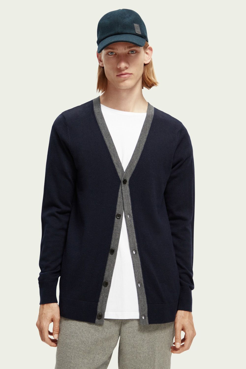 Scotch and Soda Vest Wol Blend Navy 169303 kopen | Suitable