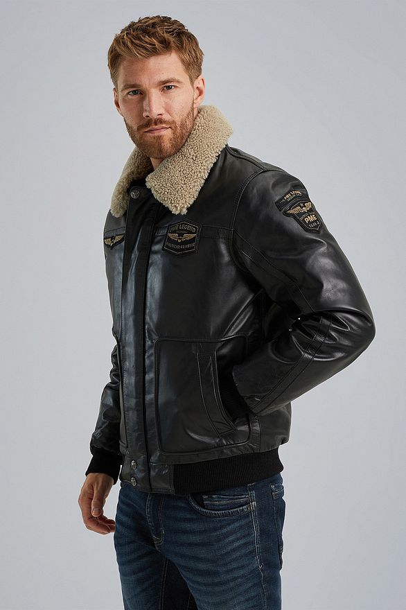 PME Legend Jas Hudson Buff Leer Zwart PLJ2408700-9072 kopen | Suitable