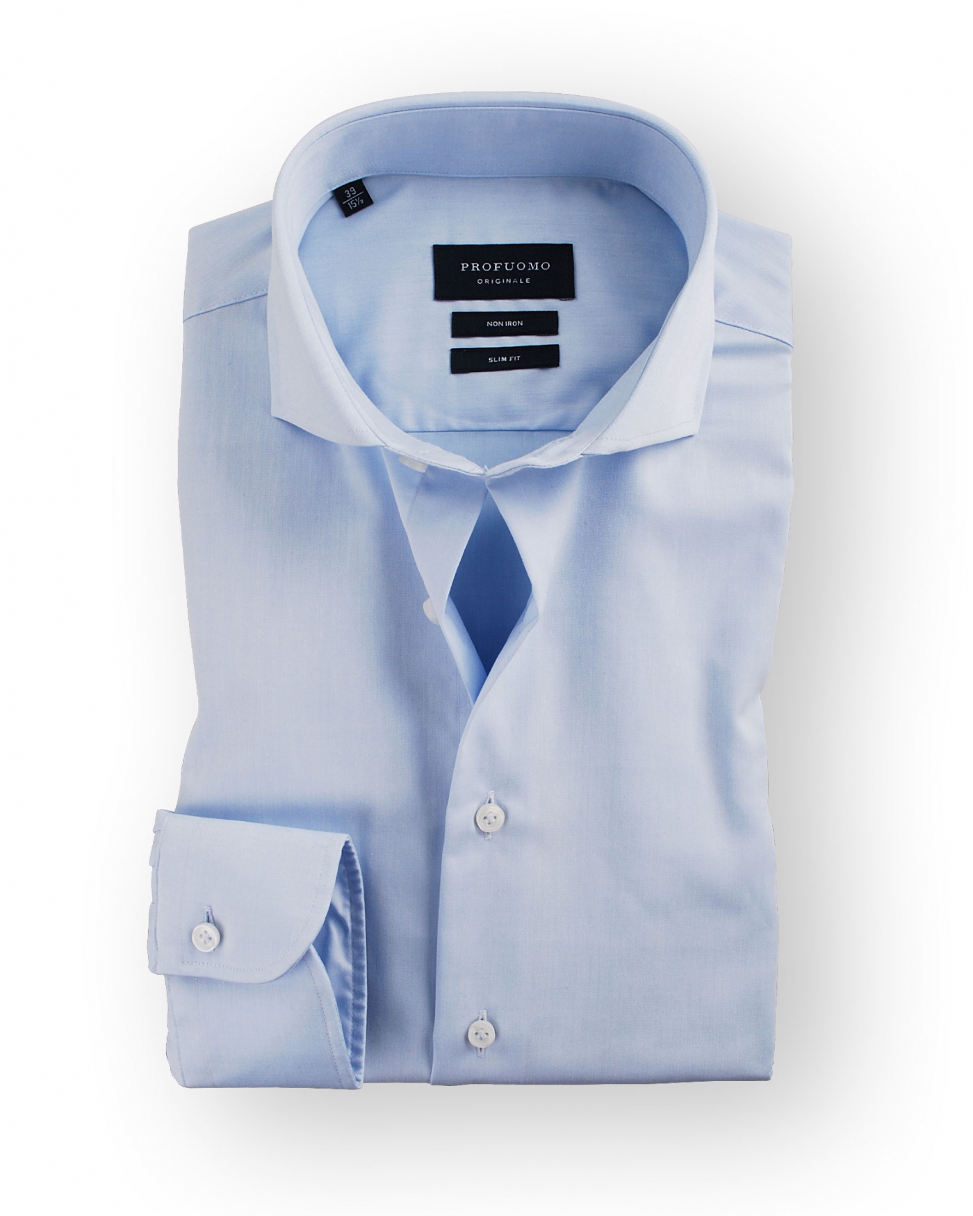 Profuomo Overhemd Cutaway Blue